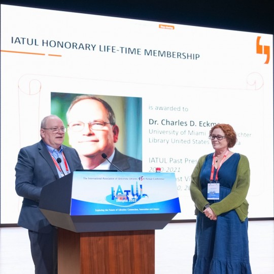 Honorary lifetime membership awarded to Dr. Charles D. Eckman - Latest ...
